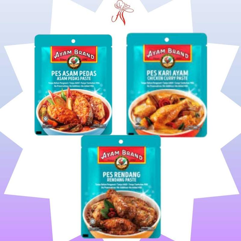 AYAM BRAND Asam Pedas / Rendang / Chicken Curry Paste 180g - TikTok ...