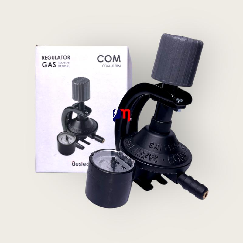 REGULATOR KOMPOR GAS DESTEC COM-U12R DAN COM-U12RM UNTUK TEKANAN RENDAH ...