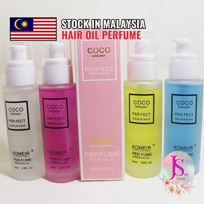 Coco Dreamy Perfume Essential Oil Hair 80ml Blue Pink - TikTok Shop ...