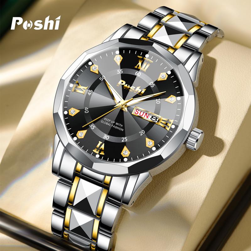 Poshi Business Men's Watches Waterproof Sports Watch for Man - TikTok ...