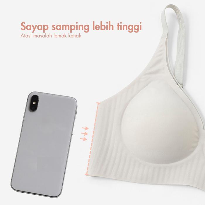 Uru Bra Wanita Renda Halus + Support Jelly Jumbo Size Seksi & Natural ...