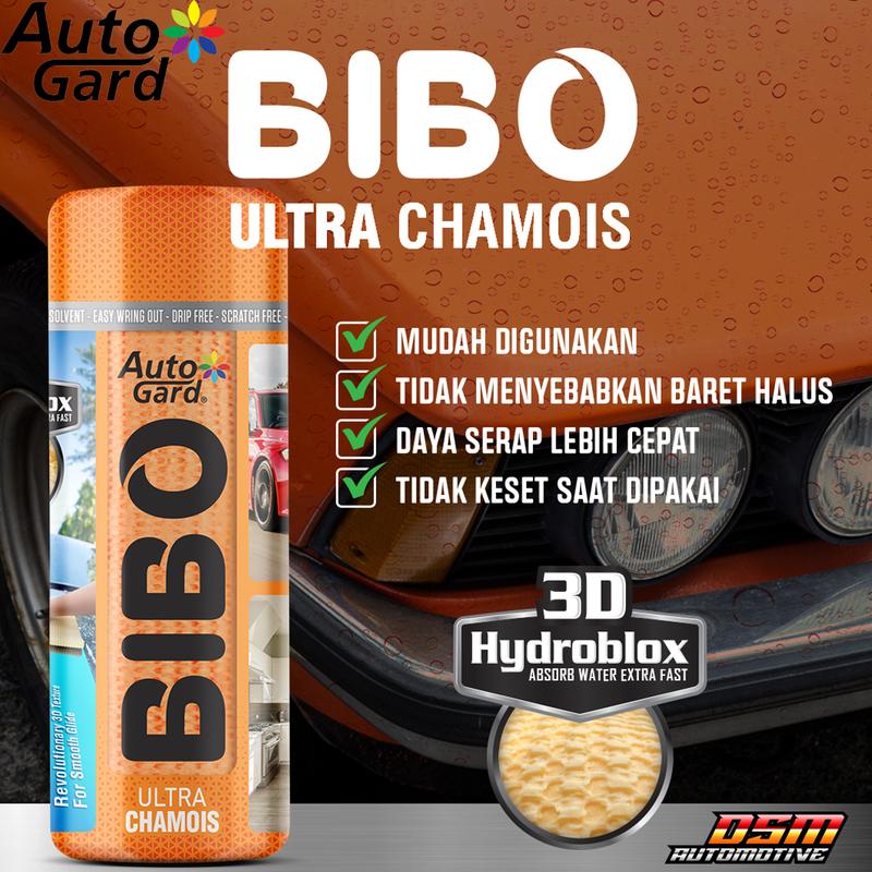 AutoGard BIBO Ultra Chamois Kanebo Anti Keset Lap Pengering Mobil ...