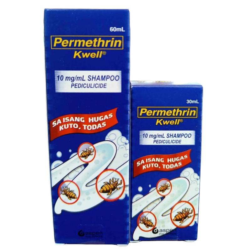 Permethrin Kwell Shampoo (30mL and 60mL) Haircare - TikTok Shop Philippines