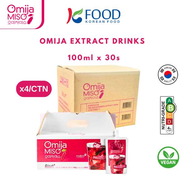 MGMiso Omija Extract Drinks (100mlx30sx4) Korean Healthy Berry - TikTok ...