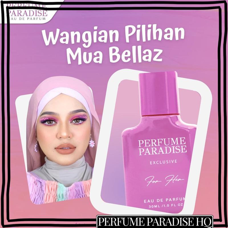 AF PERFUME PARADISE WOMEN MUA BELLAZ White Parfum - TikTok Shop Malaysia