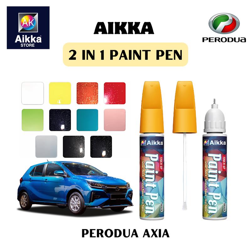 [ PERODUA AXIA ] Aikka Paint Pen Touch Up Paint Pen 2 in 1 Car - TikTok ...