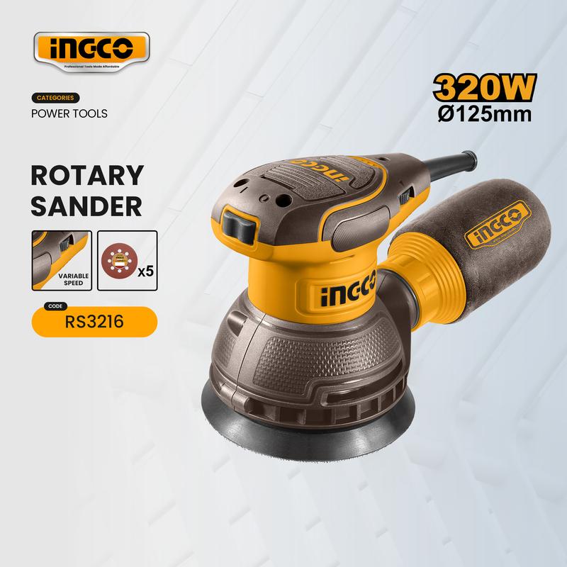 Ingco Rotary Sander 320W - Power Tool For Sanding RS3216 (IPT) - TikTok ...