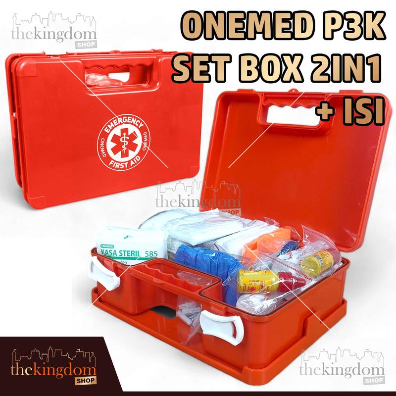 Onemed P3K Emergency Set Box 2in1 Jinjing dan Dinding + Isi Paket ...