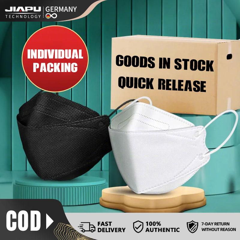 Kf94 4 Layer Face Mask Black White 10pcs Ply Korean Version Washable ...
