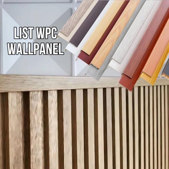 Promo Trim Panel Dinding WPC Garis Sudut Berbentuk L 290cm Bahan PVC ...