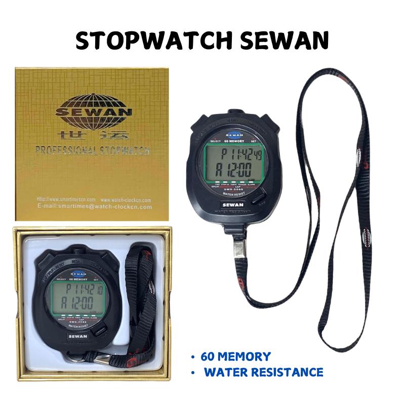 STOP WATCH DIGITAL SEWAN / ALAT PENGUKUR WAKTU 10 30 60 100 MEMORI - Shop | Tokopedia