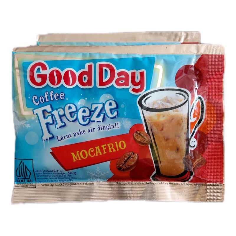 Kopi Good Day Freeze Mocafrio Coffee 30gr isi 10pcs , kopi mocca yang ...
