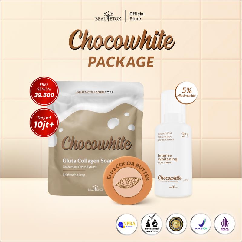 [FREE SABUN GLUTA CHOCOWHITE] Silky Chocowhite Beautetox Series Booster ...