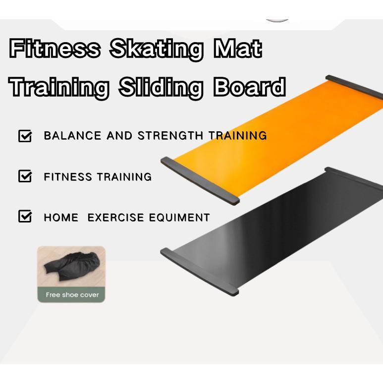 Cham mat Fitness Board Sliding Mat Skating Training Mat Yoga - TikTok ...