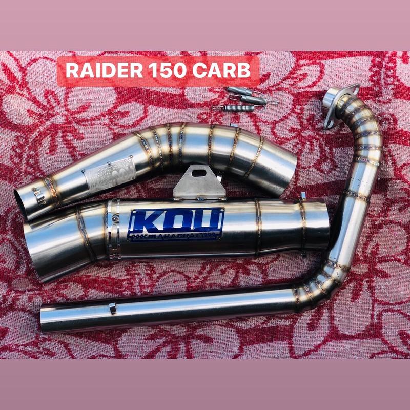 RAIDER 150 CARB 63mm SUPER OPEN PIPE - TikTok Shop Philippines