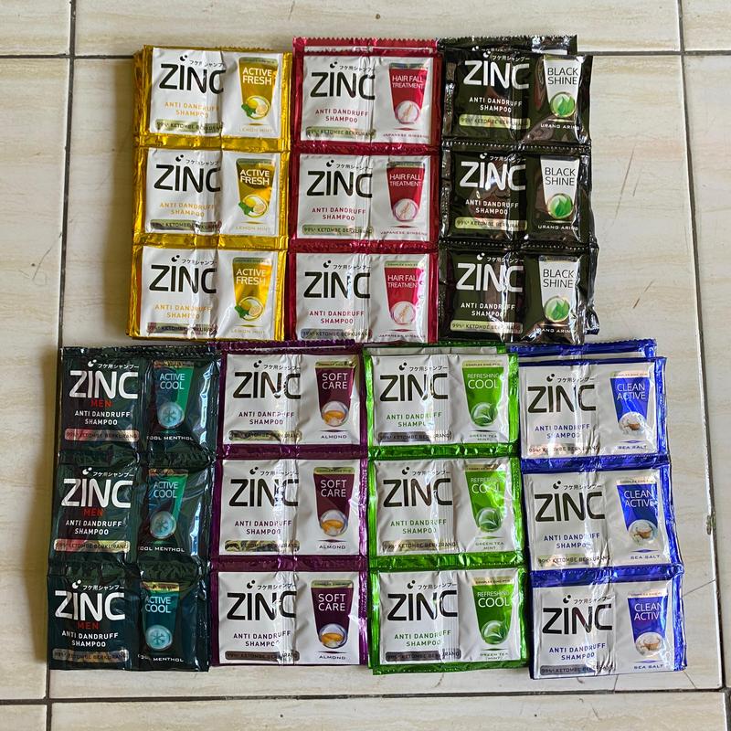 Zinc Shampoo Renceng 12x2 Sachet / Shampoo Zinc 10ml Murah - Shop ...