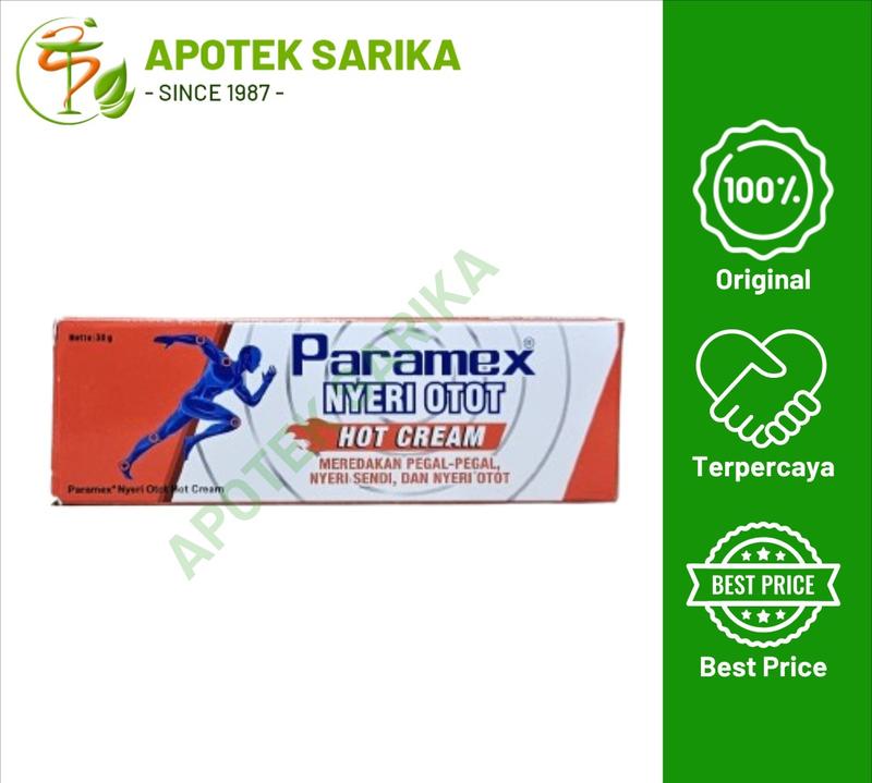 Paramex Nyeri Otot Hot Cream 30 gr & 60 gr - Meredakan Pegal - Shop ...