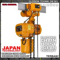 Jual Kaizoku Electric Chain Hoist + Gear Trolley Machine 5 Ton x 15 ...