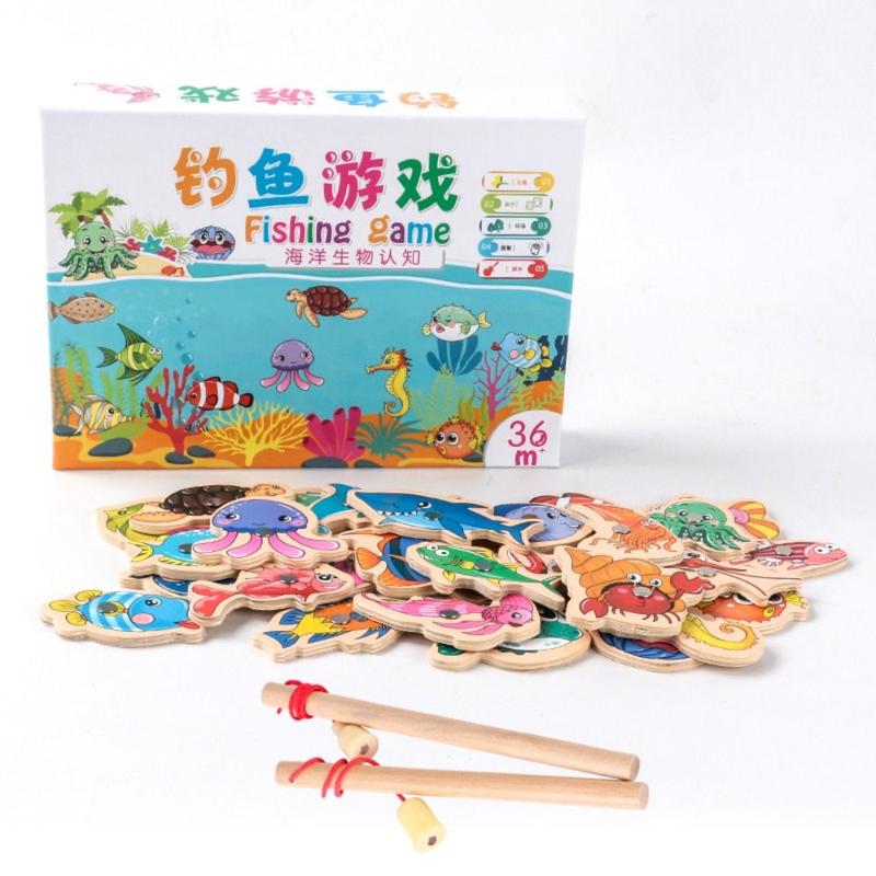 Safety Ocean Fishing Magnetic Fishing Play set Fishing Toys Fishing ...