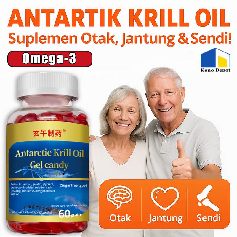 【COD】Minyak krill Antartika kapsul lesitin astaxanthin Perawatan ...