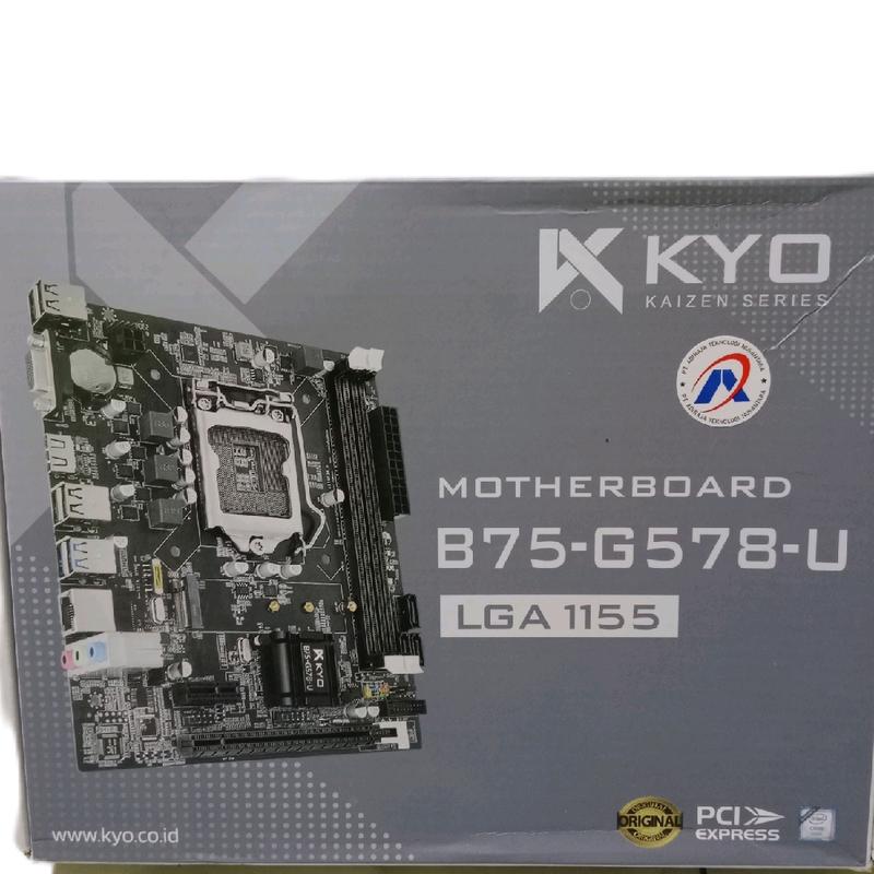 Motherboard Kyo Kaizen B75-G578-U, LGA 1155 support intel gen 2/3 ...