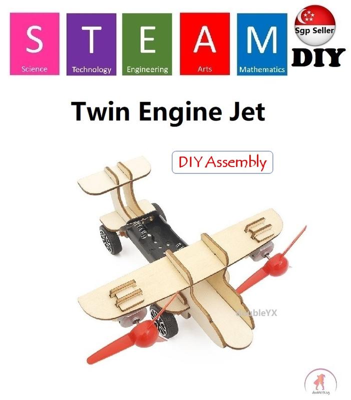 Twin Engine Jet DIY STEM Toys - Kids Educational Science Toy - TikTok ...