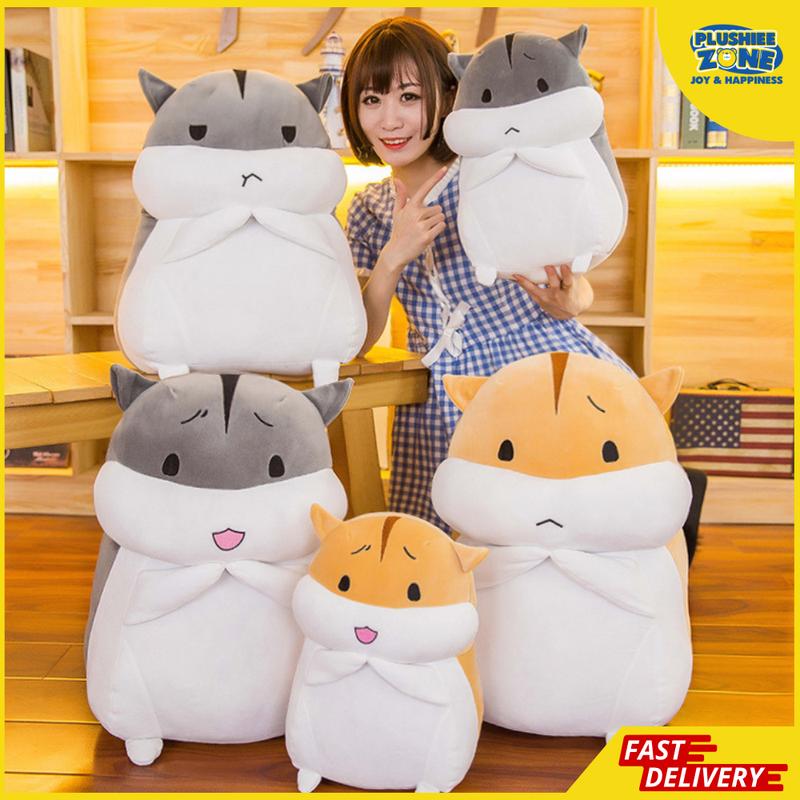 Hamster Plushie 30cm/50cm/60cm Cute Animal Stuffed Toys Big Plushie - TikTok Shop Malaysia