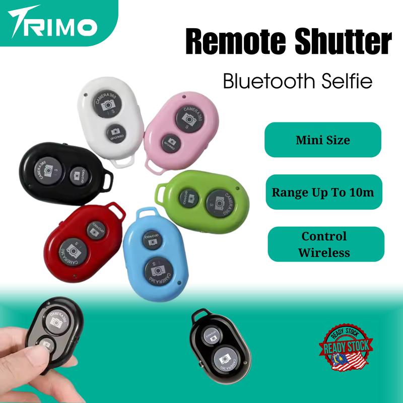 【TRIMO】10M Pengatup Bluetooth Selfie Kawalan Jauh Pengawal Telefon ...