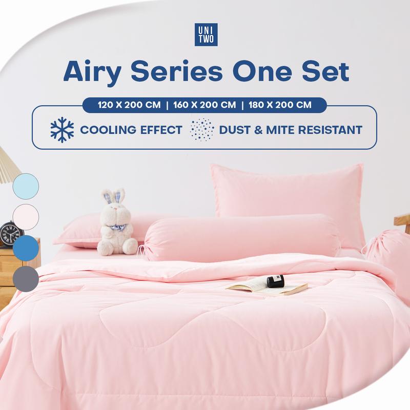 UNITWO AIRY [BED COVER+SEPREI SET] Bed Cover Set Dengan Sprei - Shop ...