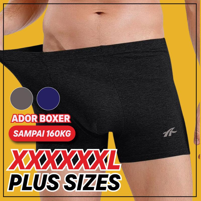 ADOR 8177 MEN BRIEF - Plus Size 2XL-8XL Ice Silk Boxer Men Seluar ...
