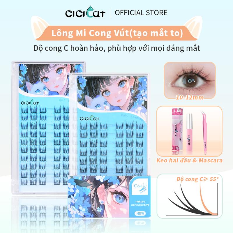 Lông Mi Giả, CICI CATC, Đường Cong Hình Chữ C Hoàn Hảo, Có Thể - TikTok ...