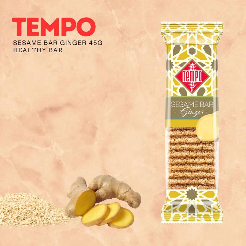 TEMPO SESAME Bar With Ginger 45g Healthy bar | Natural Sesam - TikTok ...