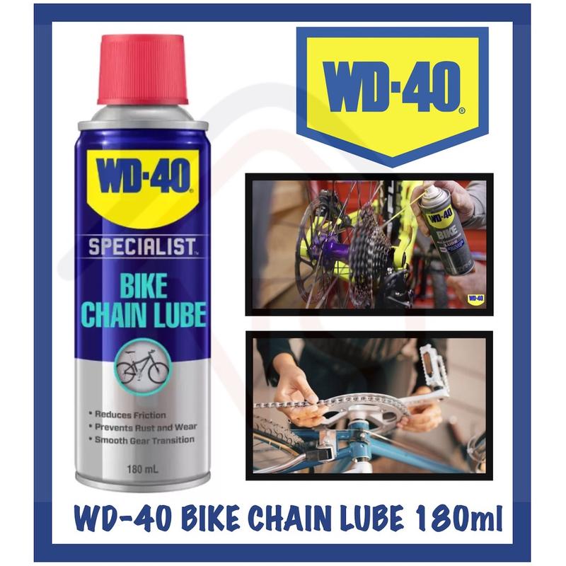 WD-40 Bike Chain Lube 180ml Bicycle Chain Lubricant WD40 - TikTok Shop ...