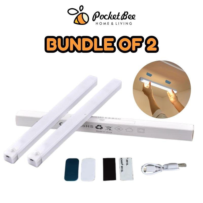Pocketbee Wireless Motion Sensor Light Stick - Portable Rechargeable ...
