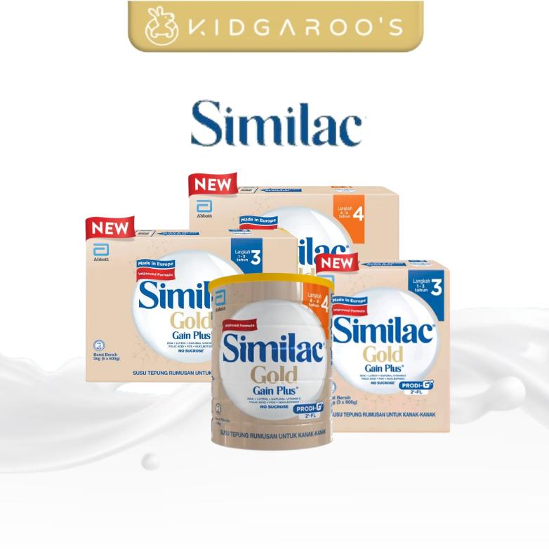 Similac Gain Plus - Stage 3 / Gain Kid - Stage 4 1.8KG Tin/Refill ...