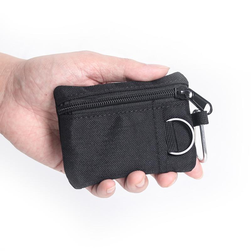 Outdoor small waist pouch key wallet mini portable key card case ...