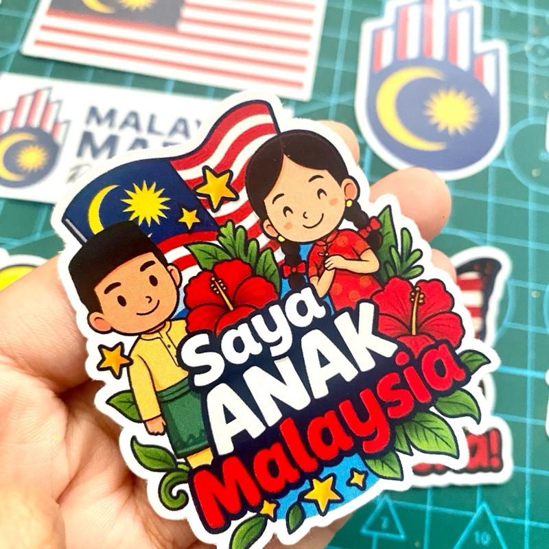 Sticker Pelekat Merdeka | Saiz 6cm | Tema Patriotik Malaysia - TikTok ...