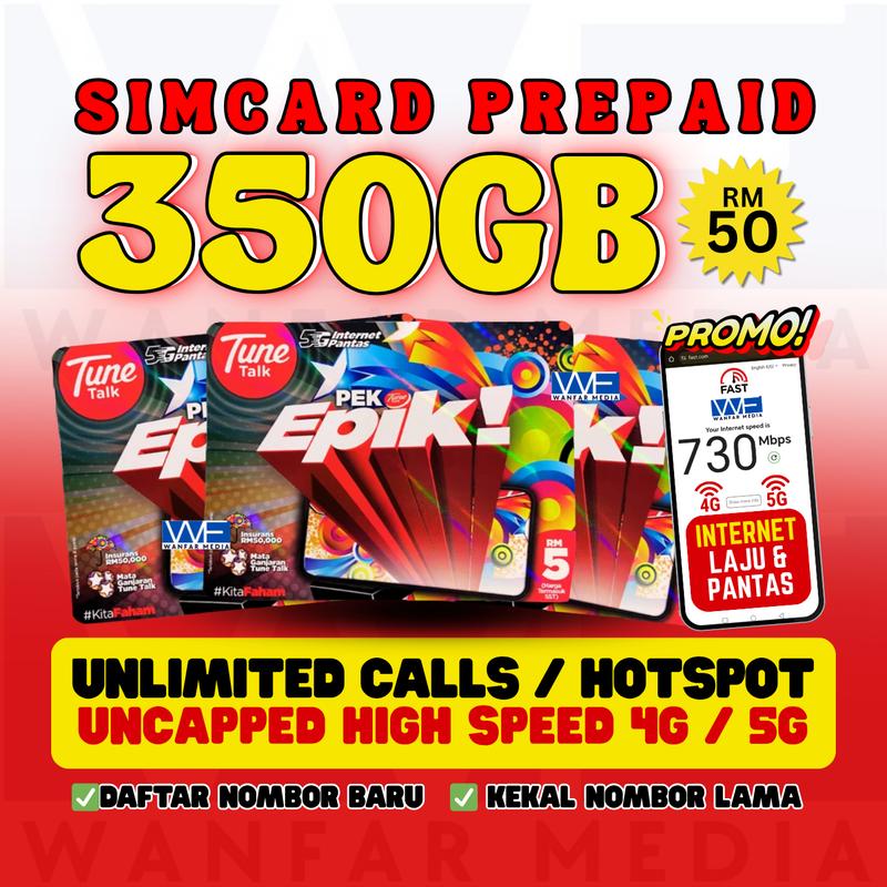 [SIMKAD TUNE TALK] Unlimited Call Hotspot Data High Speed 4G/5G ...