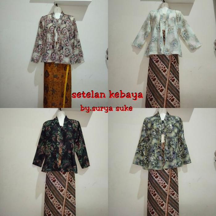 Jual SETELAN KEBAYA NENEK JADUL MURAH// SETELAN KEBAYA// PAKET LENGKAP ...