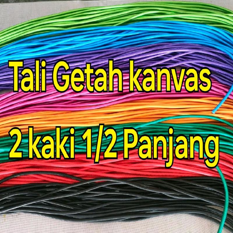 Tali Getah Kanvas 2 kaki 1/2 Panjang 10pc & 15pc - TikTok Shop Malaysia