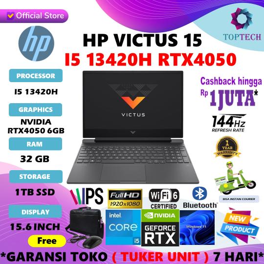 Promo HP VICTUS GAMING 15 i5 13420H RTX4050 - 32GB 1TBSSD W11 15.6 ...