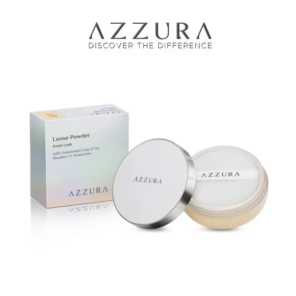 AZZURA Loose Powder Bedak Tabur BPOM Tersedia 3 Warna - Shop | Tokopedia