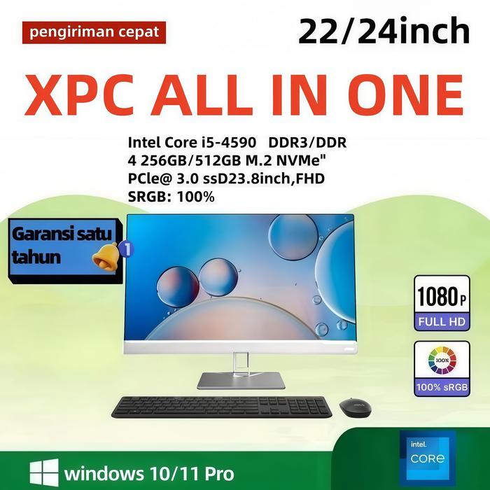 Jual XPC All-in-One Desktop Intel Core i3 8GB DDR3 256G SSD Monitor IPS ...