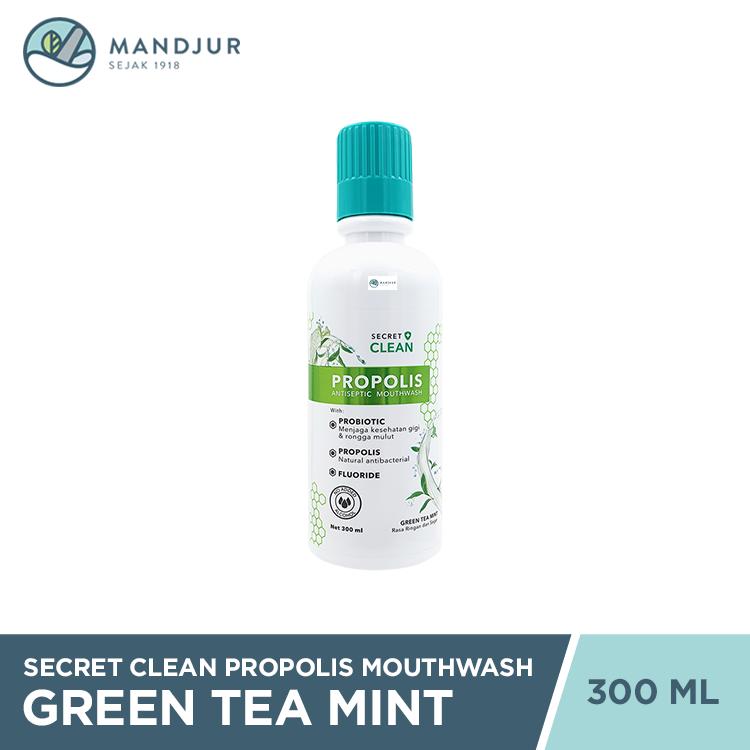 Secret Clean Propolis Antiseptic Mouthwash Green Tea Mint 30 - Shop ...