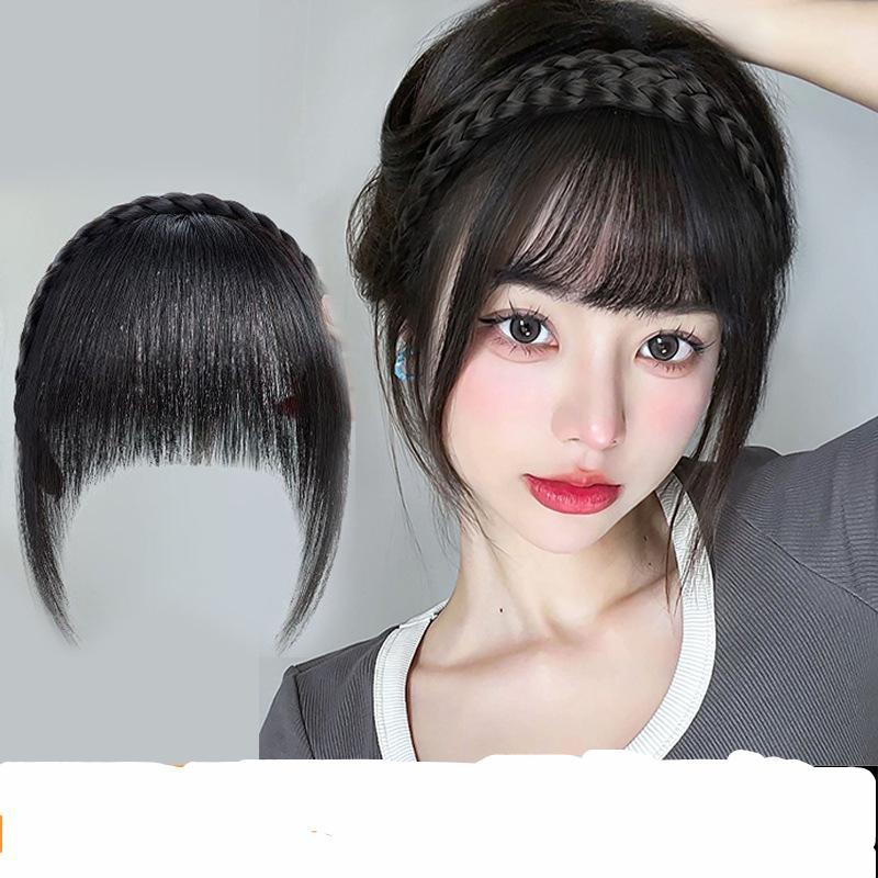 Potongan Rambut, Vogue, Rambut Dahi Lurus, dengan Poni Udara - TikTok ...