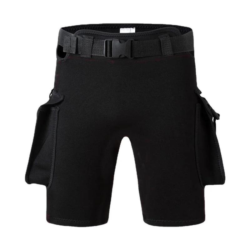 Unisex 2.5mm Neoprene Wetsuit Diving Shorts with Pocket and Adjustable ...