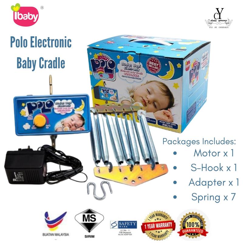I-BABY POLO Electronic Baby Cradle POLO Buaian Baby Buai Bay - TikTok ...