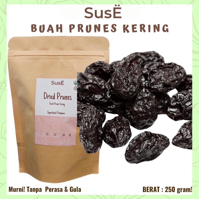 Suse Dried Pitted Prunes Kering 250gr Premium Rendah gula Food - Shop ...