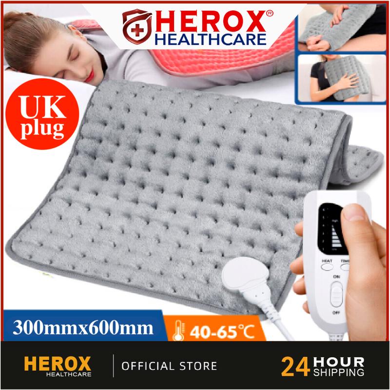 HEROX 30x60 UK Plug Electric Heating Pad For Back Waist Pain - TikTok ...
