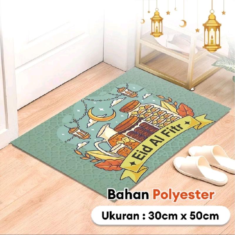 KESET LANTAI POLYESTER MOTIF IDUL FITRI 2025/KESET LEBARAN ANTI - Shop ...